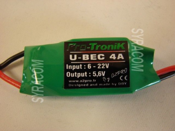 U-BEC 4A - 5,6 VOLTS PROTRONIK